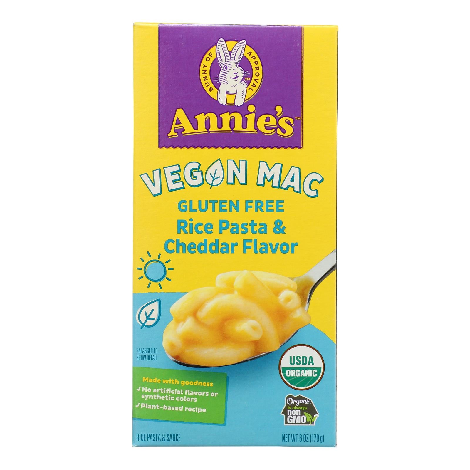 Annie's Homegrown Organic Gluten Free Vegan Elbows And Creamy Sauce Ri