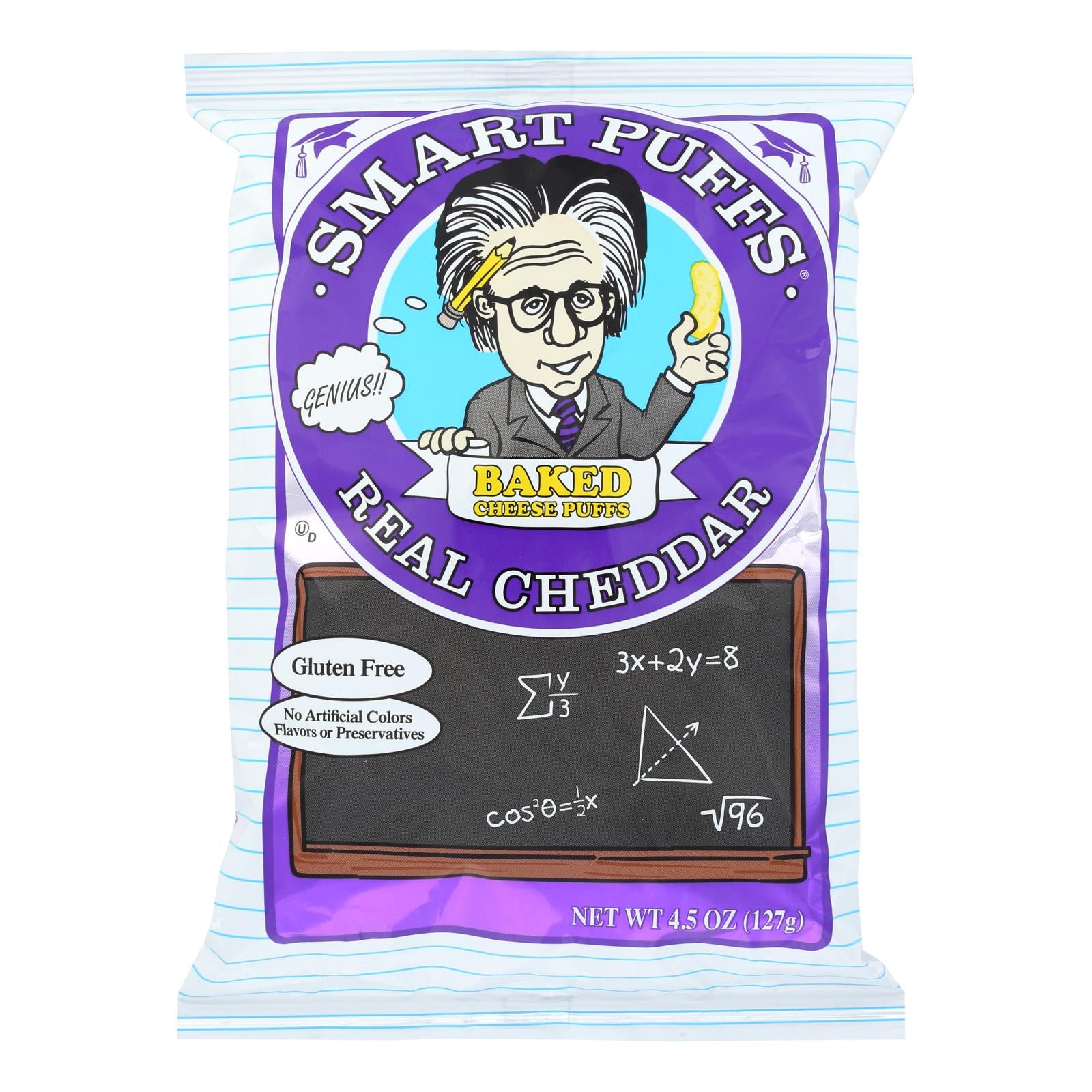 Pirate Brands Smart Puffs - With Real Wisconsin Cheddar - Case Of 12