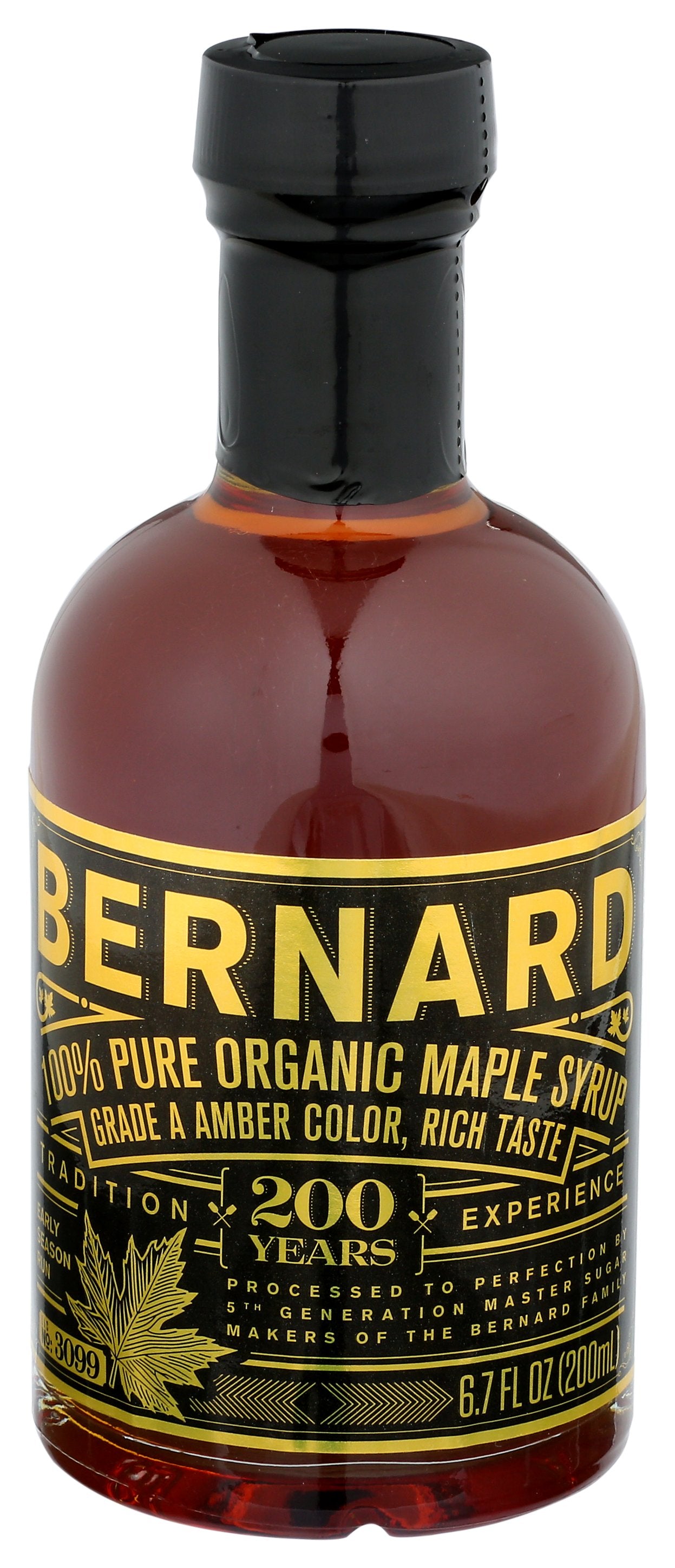 BERNARD SYRUP MAPLE AMBER ORG - Case of 8