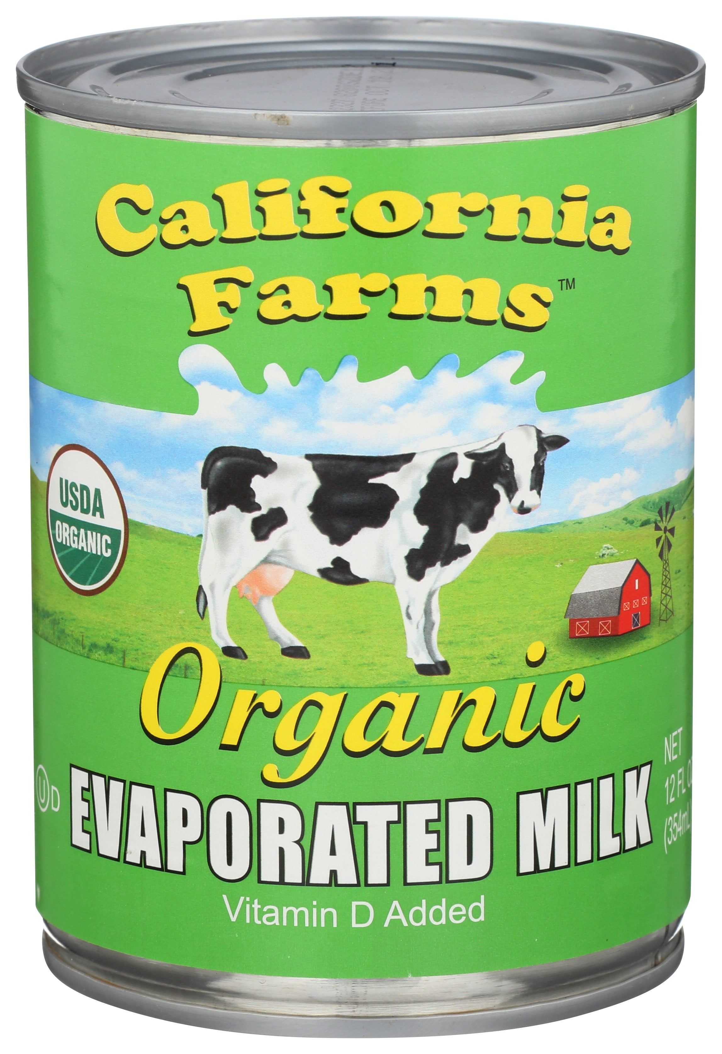 CALIFORNIA FARMS MILK EVAPORATED ORG