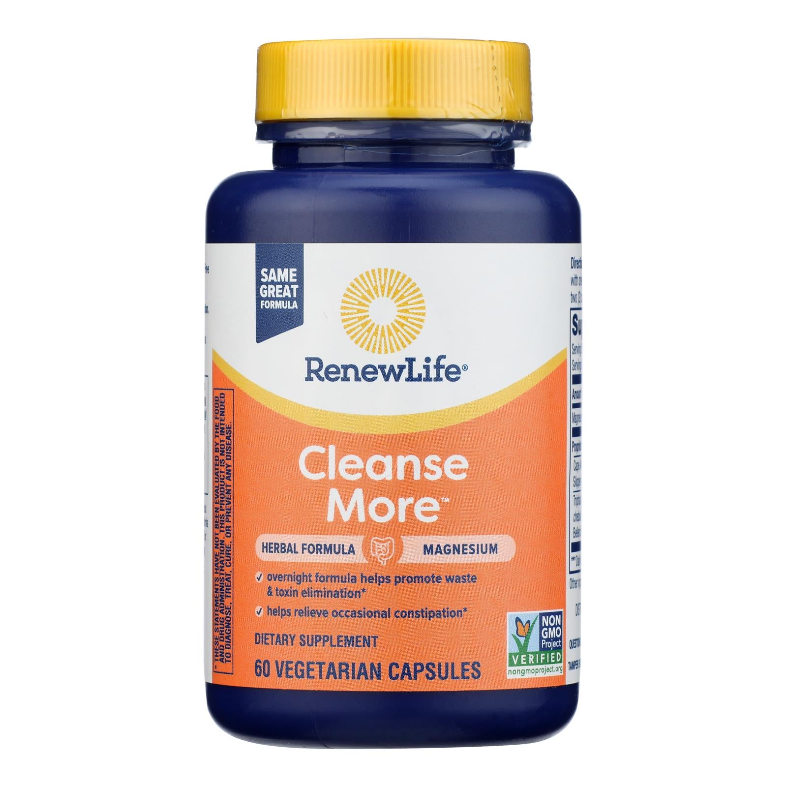 Renew Life - Cleanse More - EA of 1-60 CAP