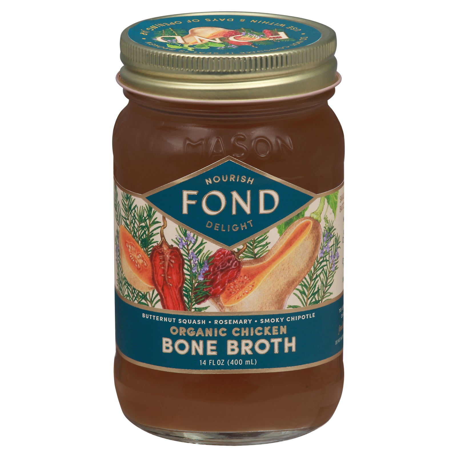 Fond Bone Broth - Bne Brth Og2 Chkn Cndctr - CS of 4-14 FZ