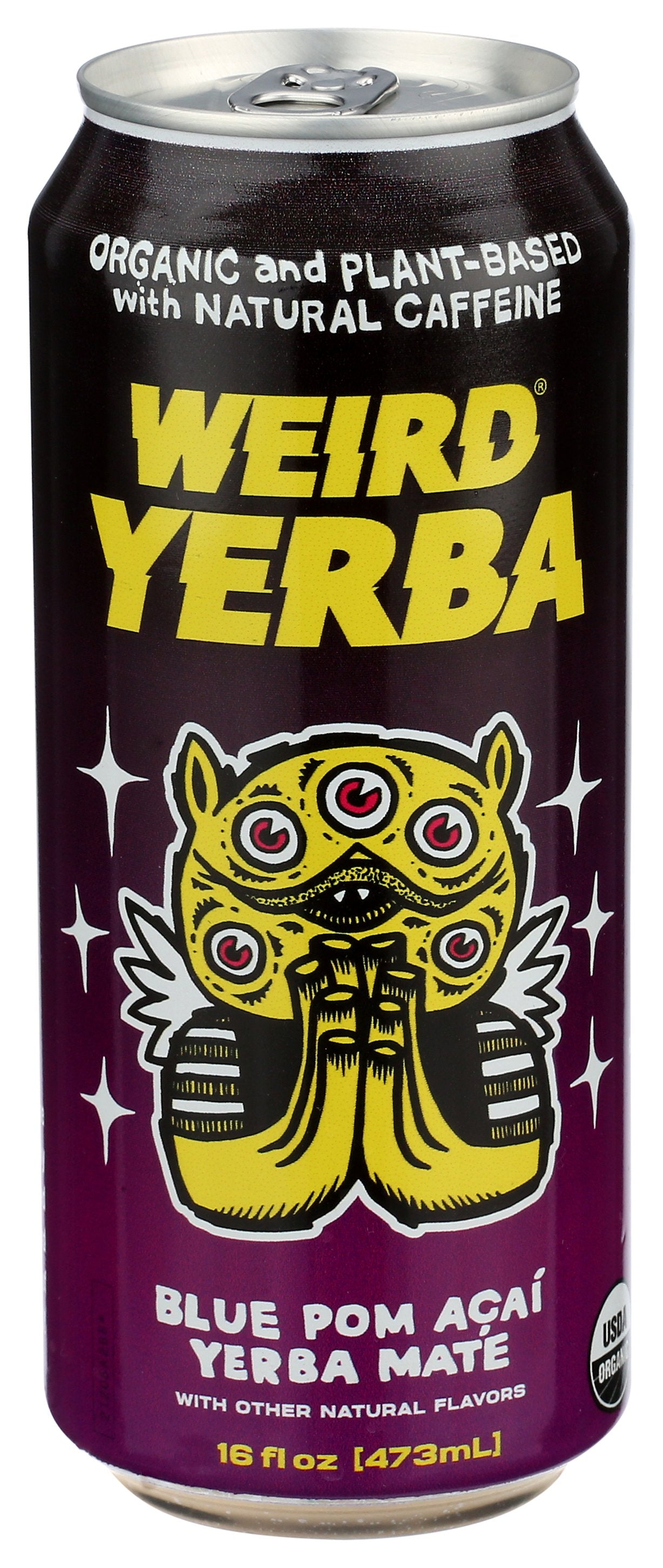 DRINK WEIRD TEA YERBA MATE POM ACAI - Case of 12