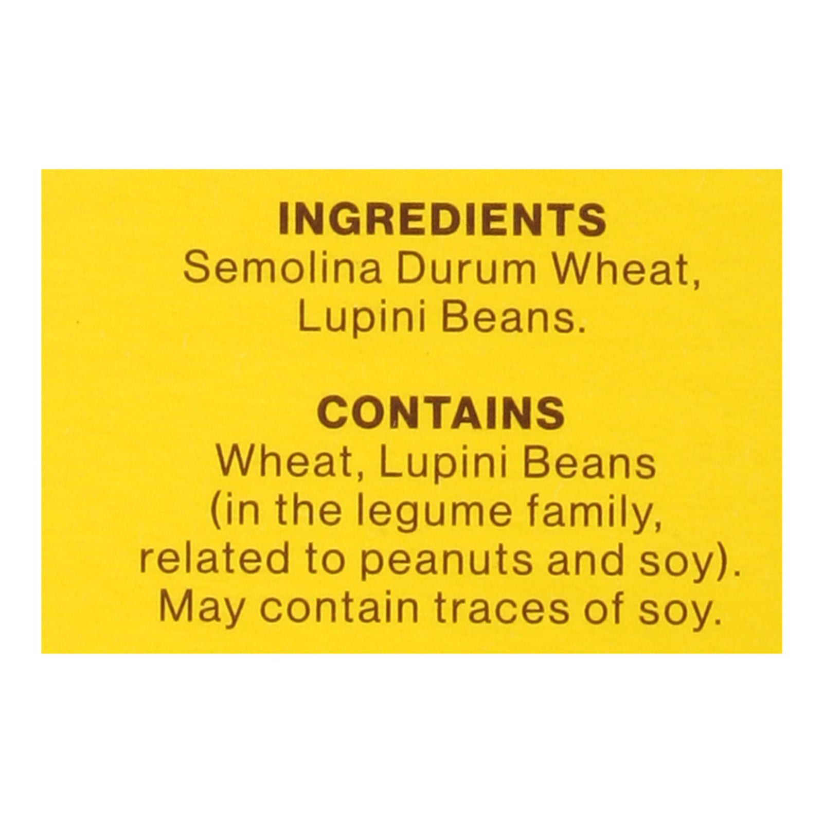 Brami - Pasta Semo Lupini Radiatori - Case of 8-12 Ounces