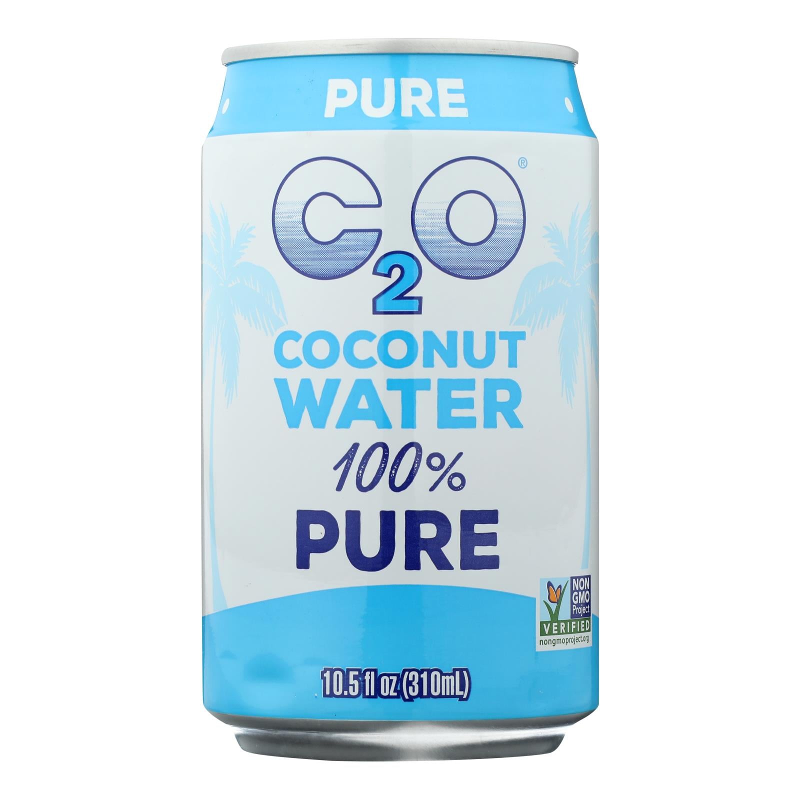 C2o - Pure Coconut Water Pure Coconut Water - Case Of 24 - 10.5 Fl Oz