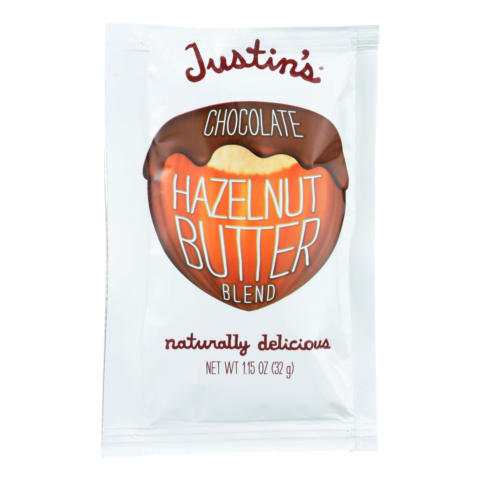 Justin's Nut Butter Squeeze Pack - Hazelnut Butter - Chocolate - Case