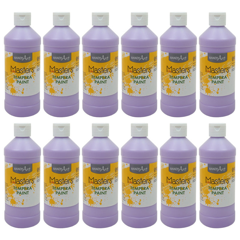 HANDY ART - Little Masters® Tempera Paint 16 oz., Light Purple, Pack o