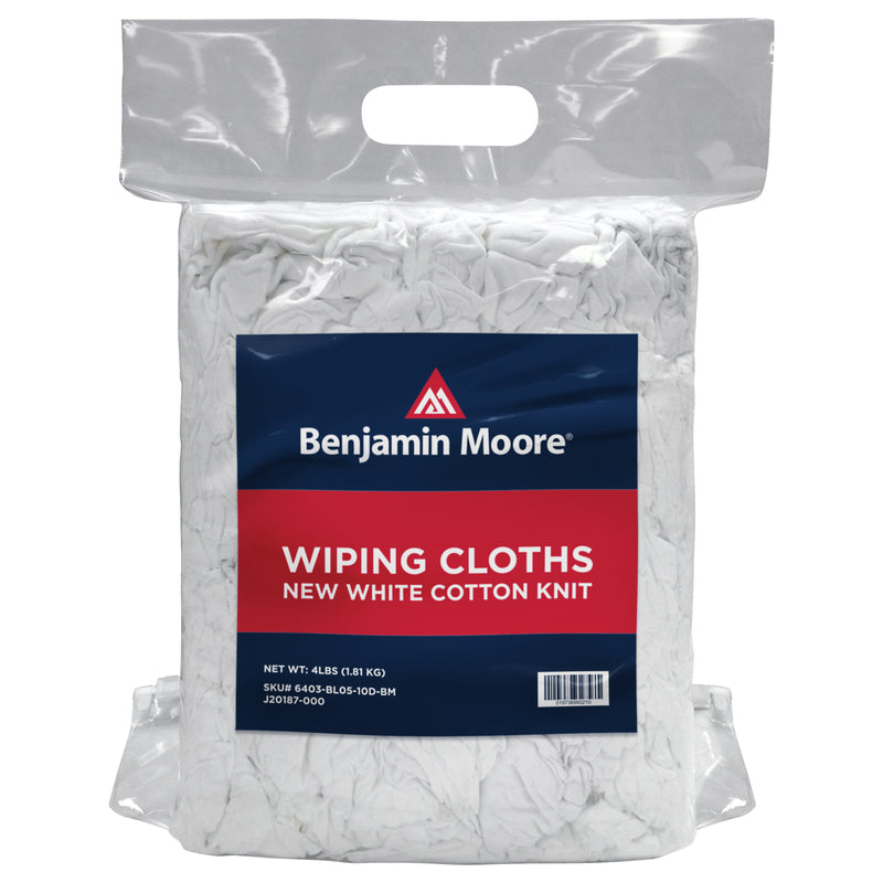 BENJAMIN MOORE - Benjamin Moore Cotton Knit Wiping Rags 4 lb 1 pk - Ca