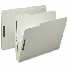 Nature Saver 1/3 Tab Cut Letter Recycled Fastener Folder [FOLDER;FILE;