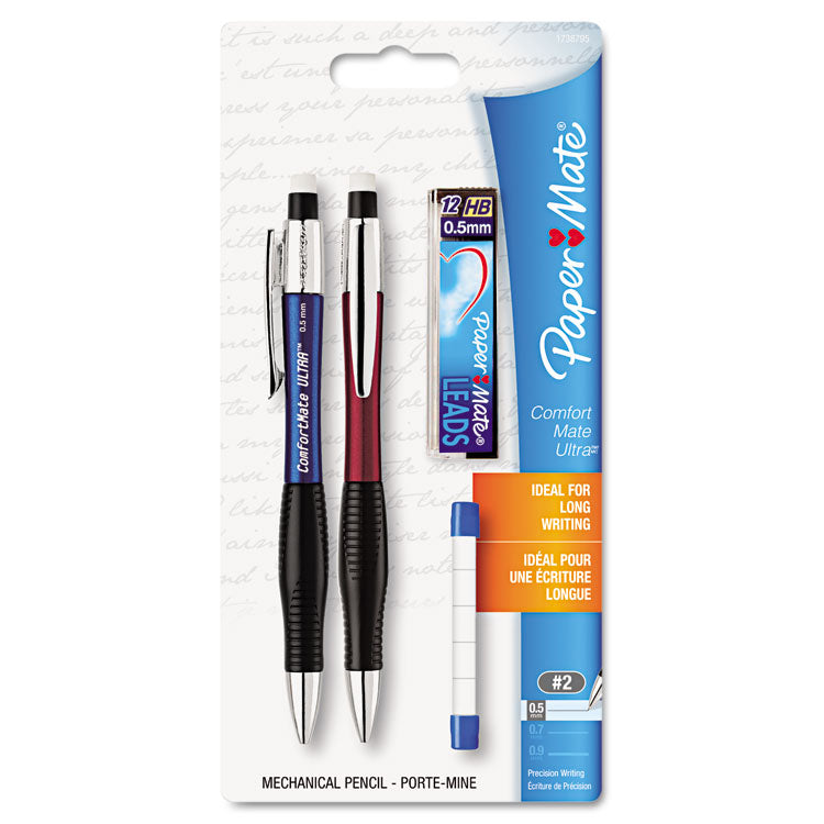 Paper Mate - ComfortMate Ultra Pencil Starter Set, 0.5 mm, HB (#2.5),