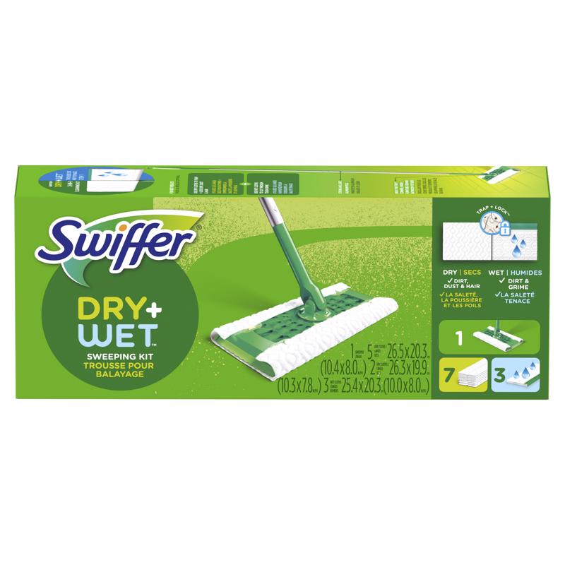 SWIFFER - Swiffer Sweeper Dry & Wet 10 in. W Dry/Wet Sweeping Kit - Ca