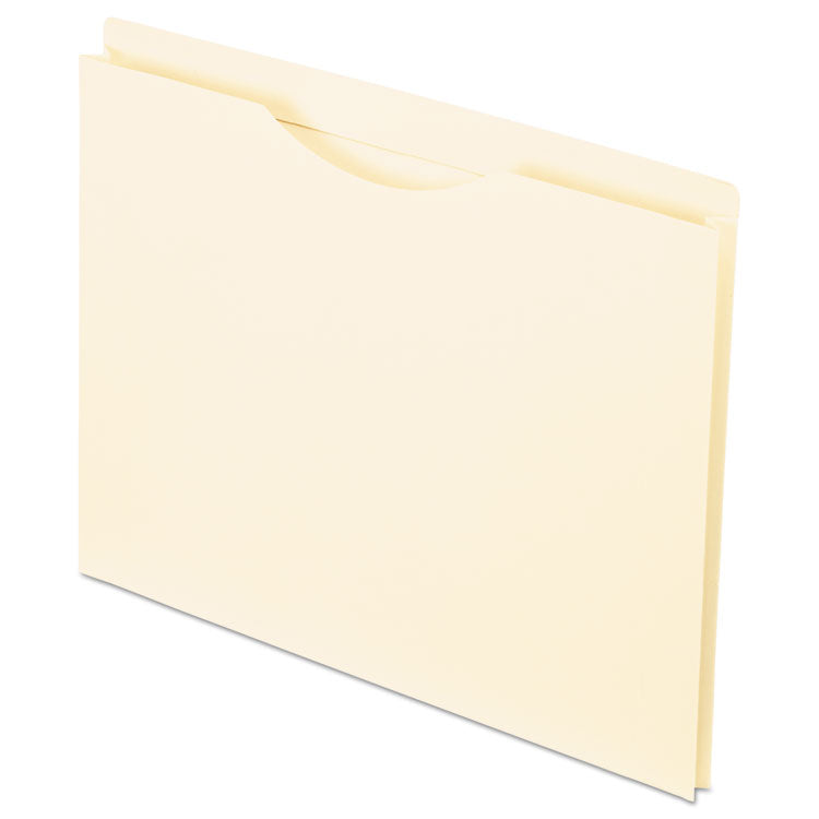 Pendaflex - Manila Reinforced File Jackets, 2-Ply Straight Tab, Letter