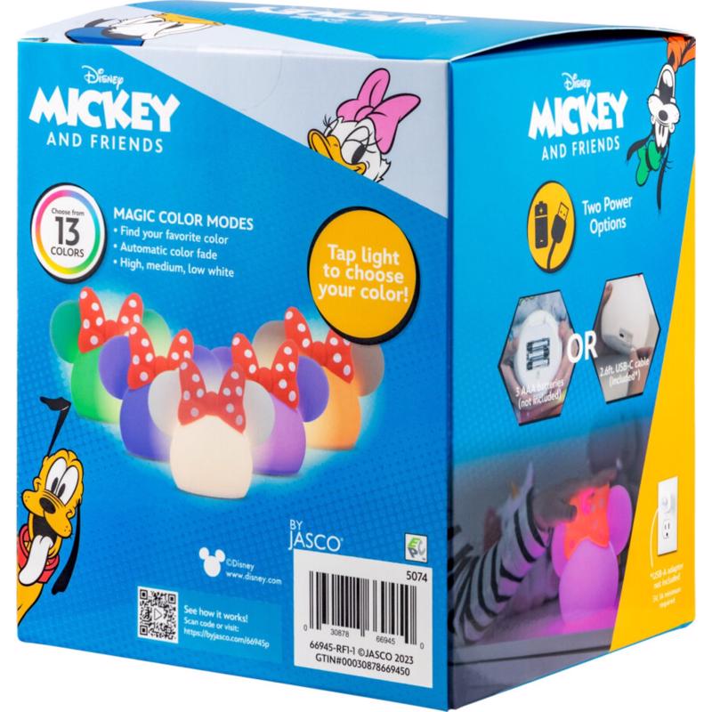 DISNEY - Disney Manual Battery Powered Minnie Mouse LED Night Light