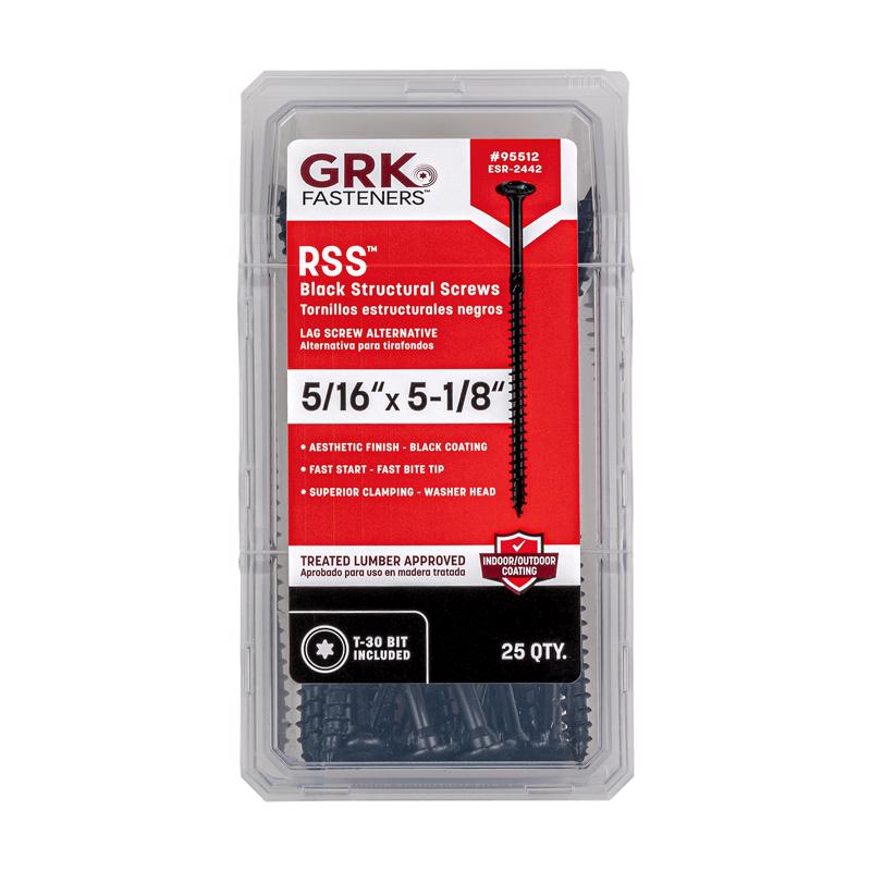 GRK FASTENERS - GRK Fasteners RSS 5/16 or No. 15 in. X 5-1/8 in. L Sta