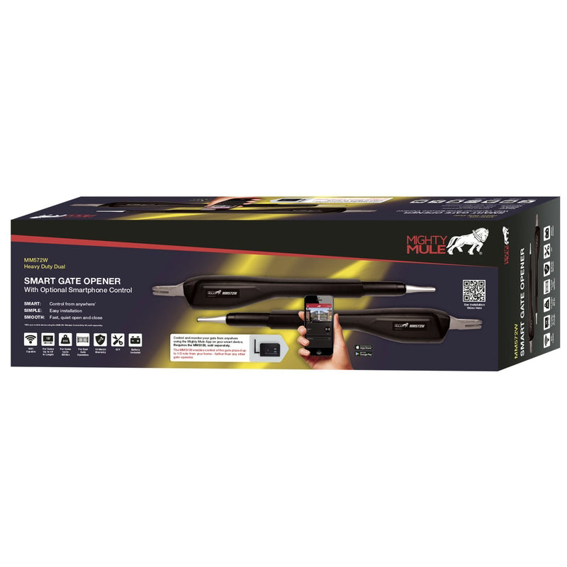 MIGHTY MULE - Mighty Mule MM572W HD Dual Arm Gate Openers 12 V Wireles