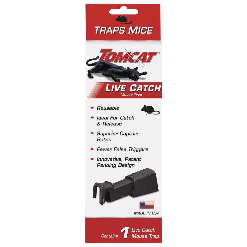 TOMCAT - Tomcat Small Live Catch Animal Trap For Mice 1 pk