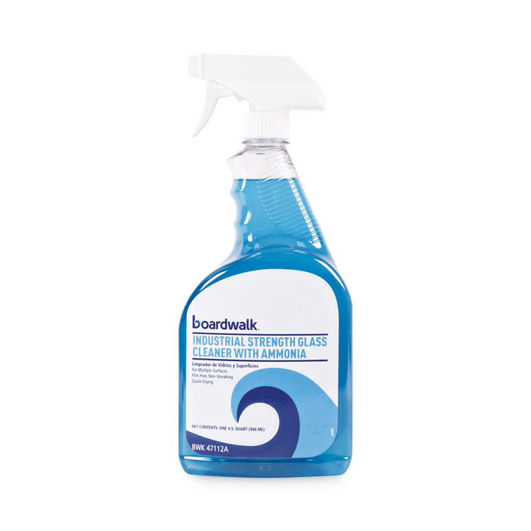 Boardwalk - Industrial Strength Glass Cleaner with Ammonia, 32 oz Trig