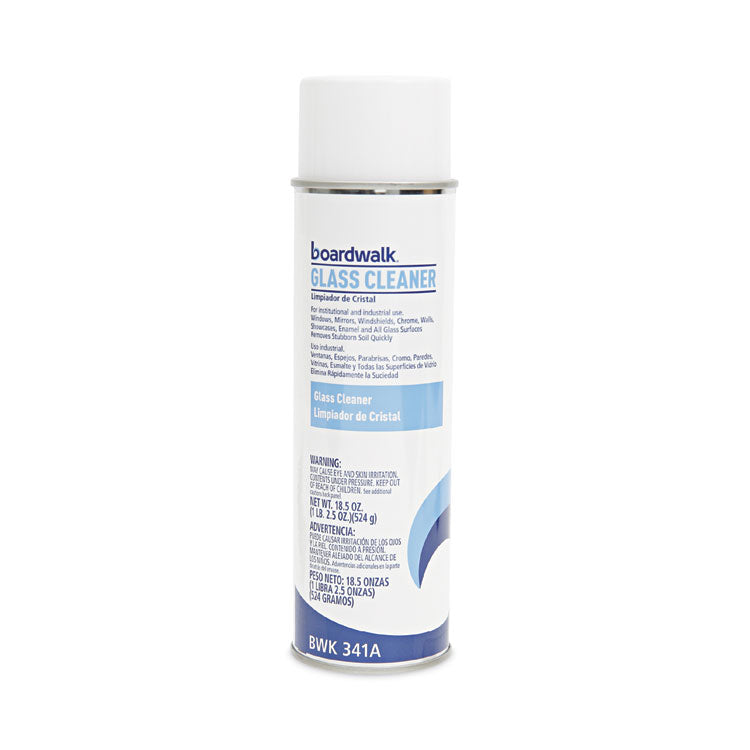Boardwalk - Glass Cleaner, Sweet Scent, 18.5 oz. Aerosol Spray, 12/Car
