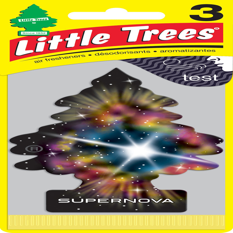LITTLE TREES - Little Trees Multicolored Supernova Air Freshener 3 pk
