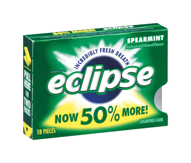 ECLIPSE - Eclipse Sugar Free Spearmint Chewing Gum 18 pc - Case of 8