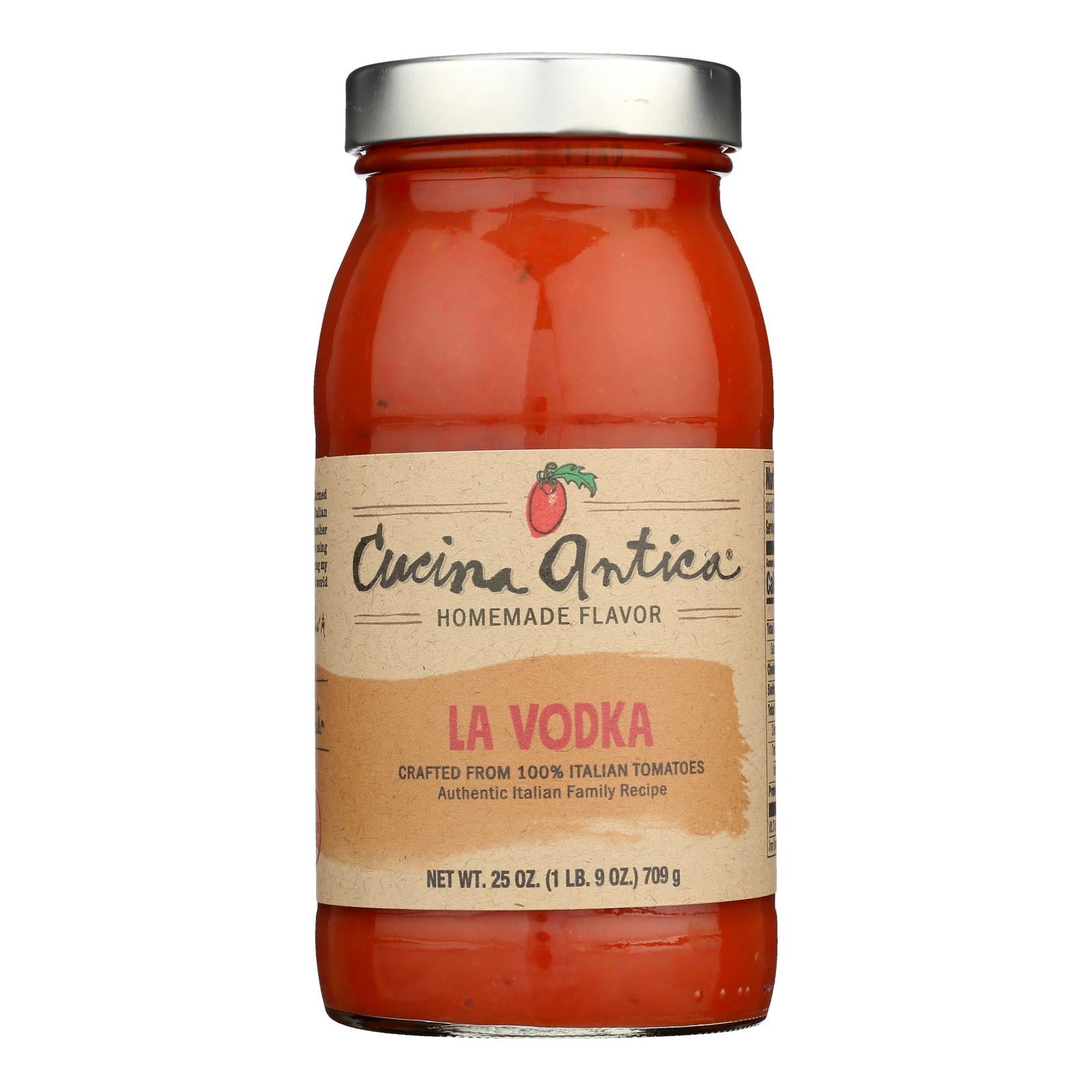 Cucina Antica - La Vodka Cooking Sauce - Case of 12 - 25 oz.