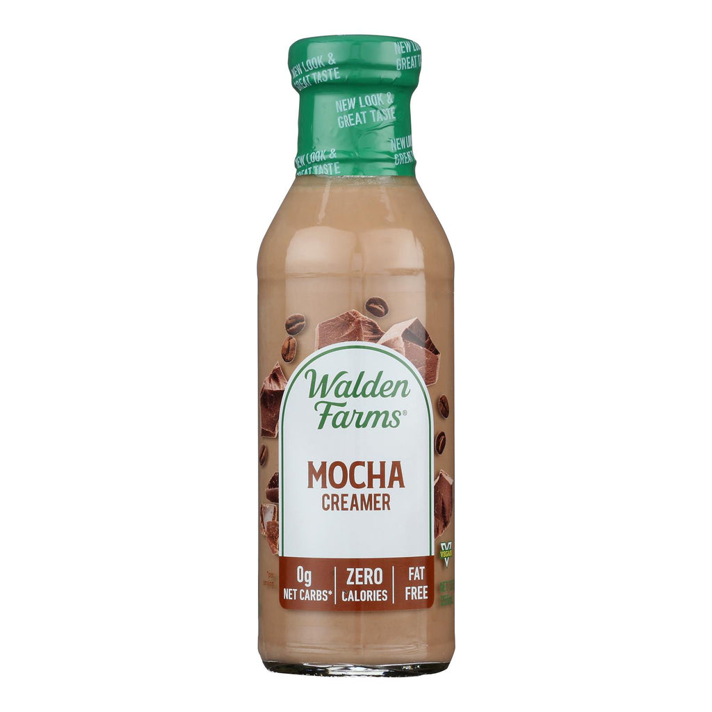 Walden Farms Coffee Creamer - Sugar Free Mocha - Case of 6 - 12 fl oz