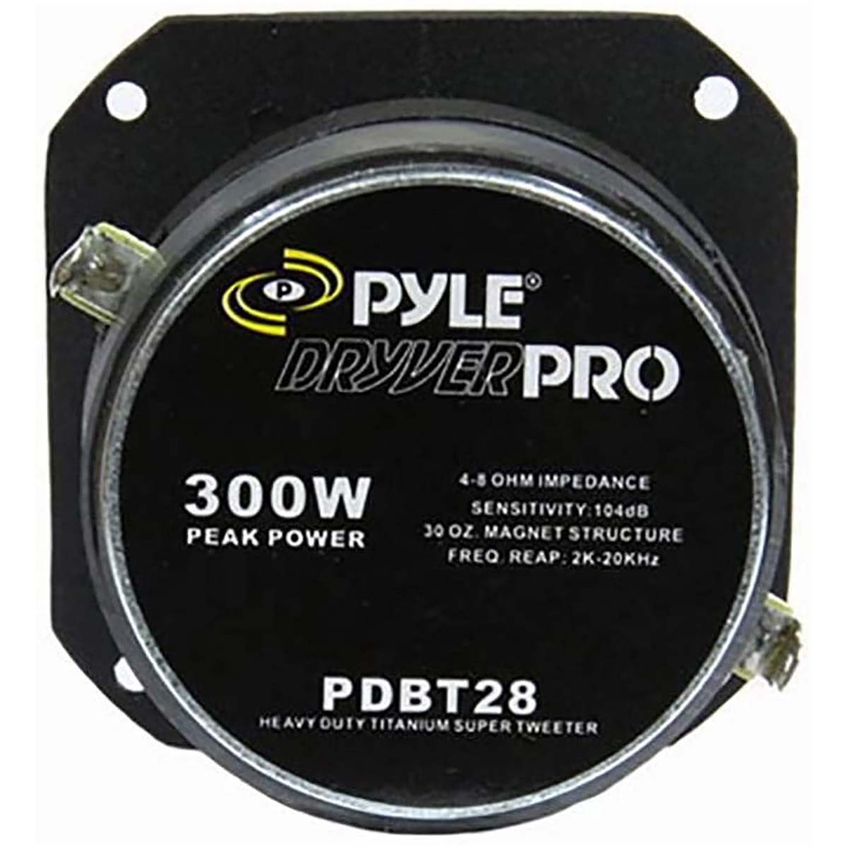 Pyle Chrome heavy Duty titanium tweeter (sold each) 300W max