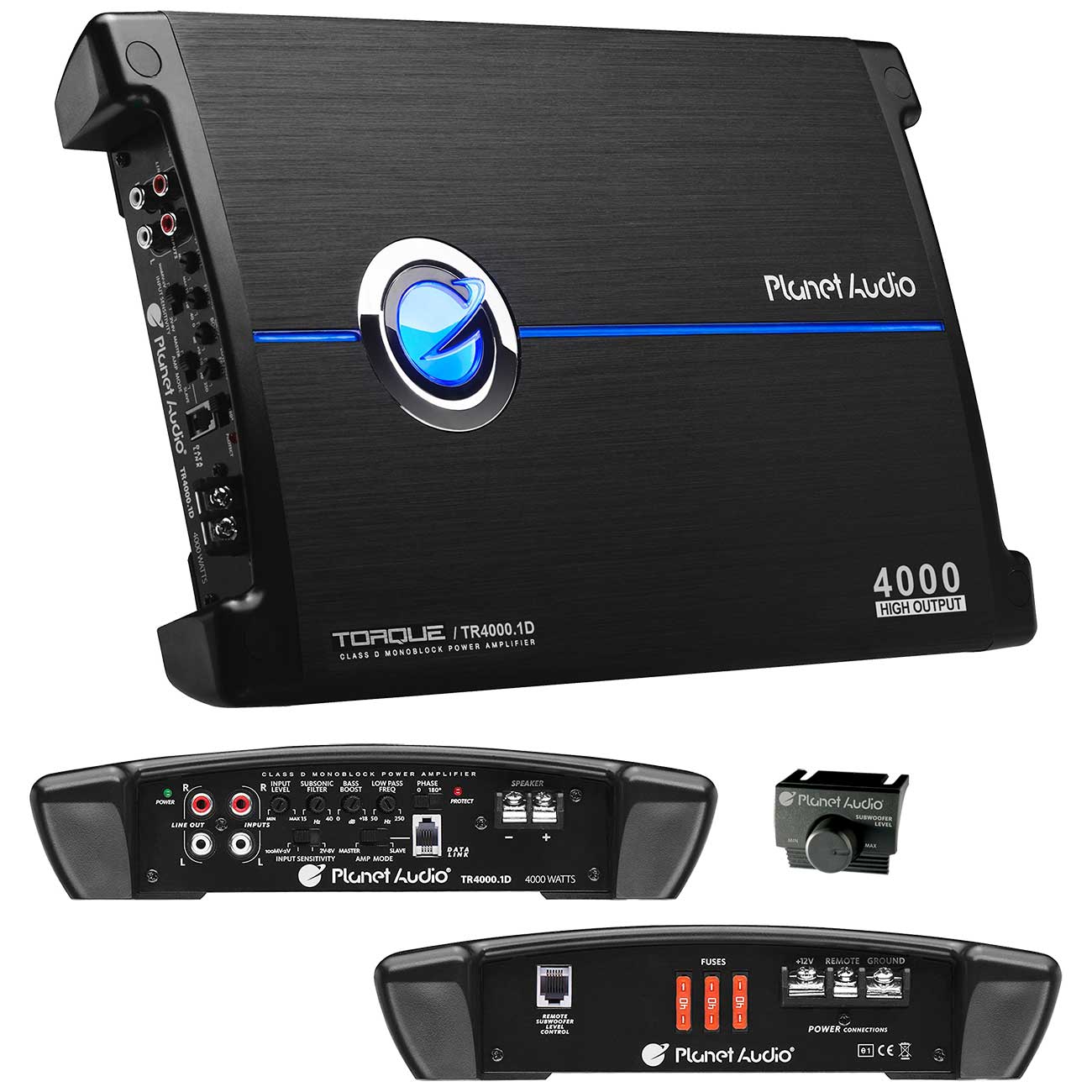 Planet 4000 Watts Max Power Class D Monoblock Power Amplifier 1-OHM St