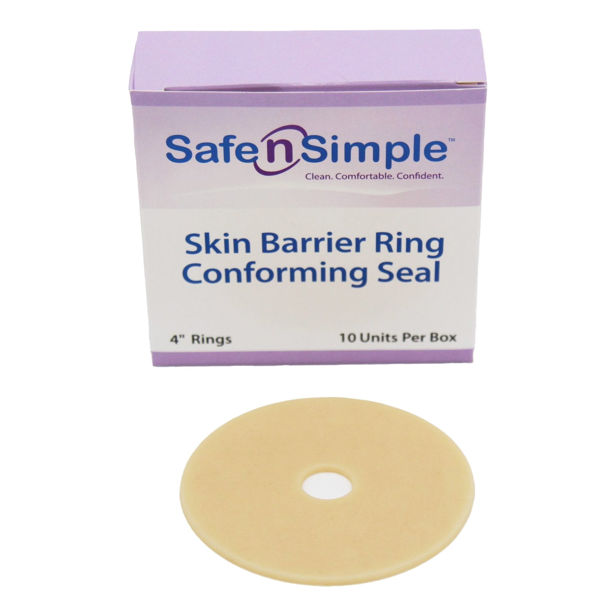 Safe N Simple - Adhesive Seal Safe n' Simple 4 Inch Conforming [10/BX]