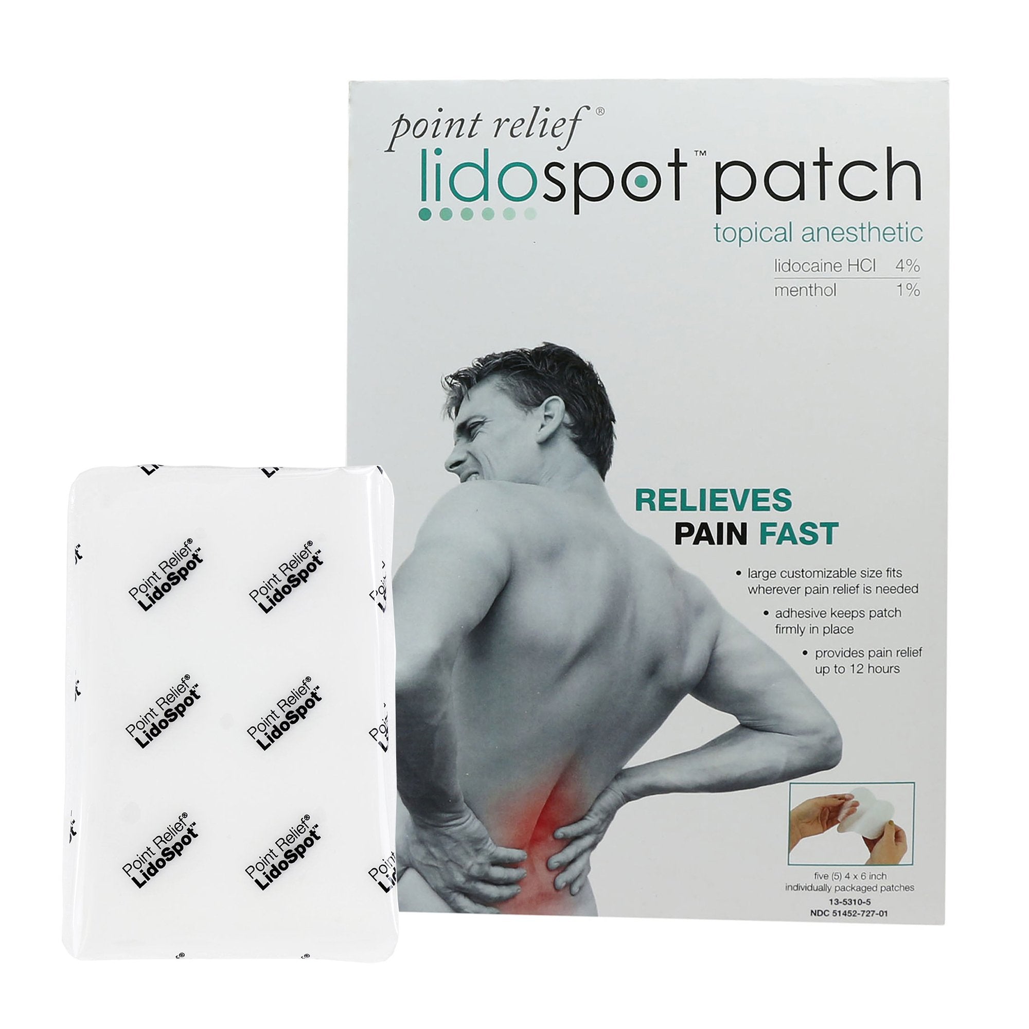 Fabrication Enterprises - Topical Pain Relief LidoSpot™ 4% - 1% Streng