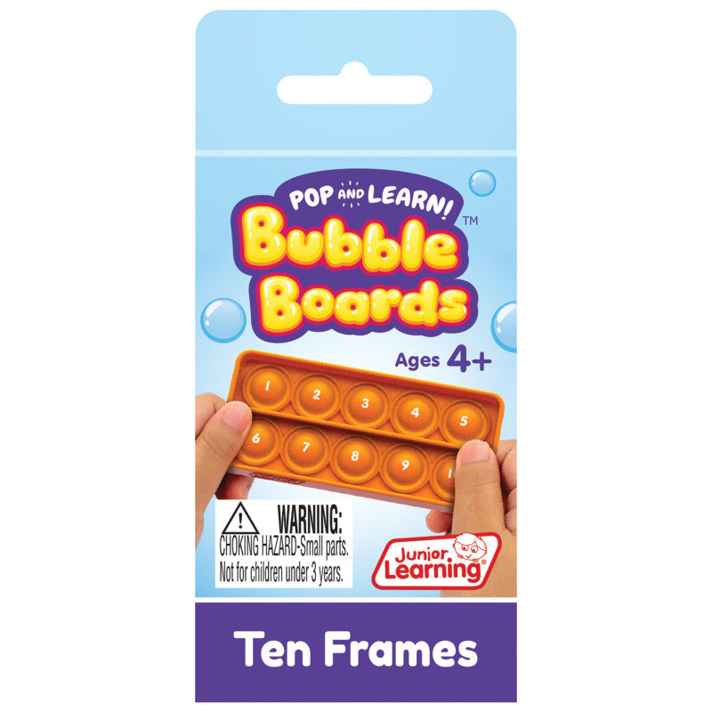 JUNIOR LEARNING - Ten Frames Pop and Learn™ Bubble Boards
