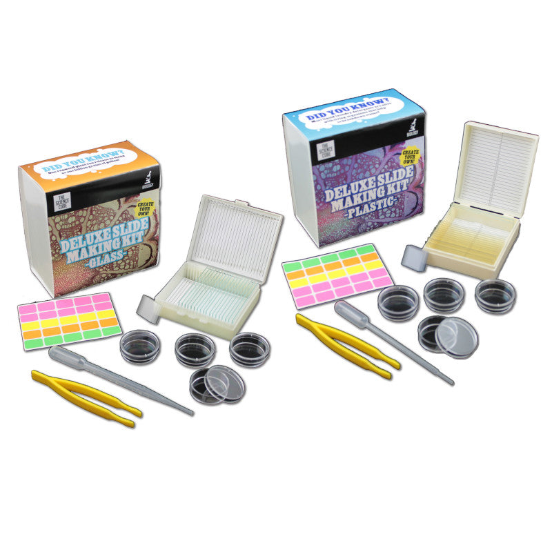 SUPERTEK - Deluxe Slide Making Combo Kit, Glass & Plastic