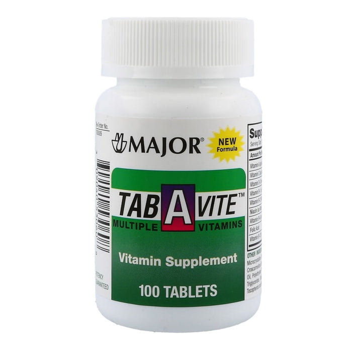 Major Pharmaceuticals - Multivitamin Supplement Major® Tab-A-Vite™ Vit