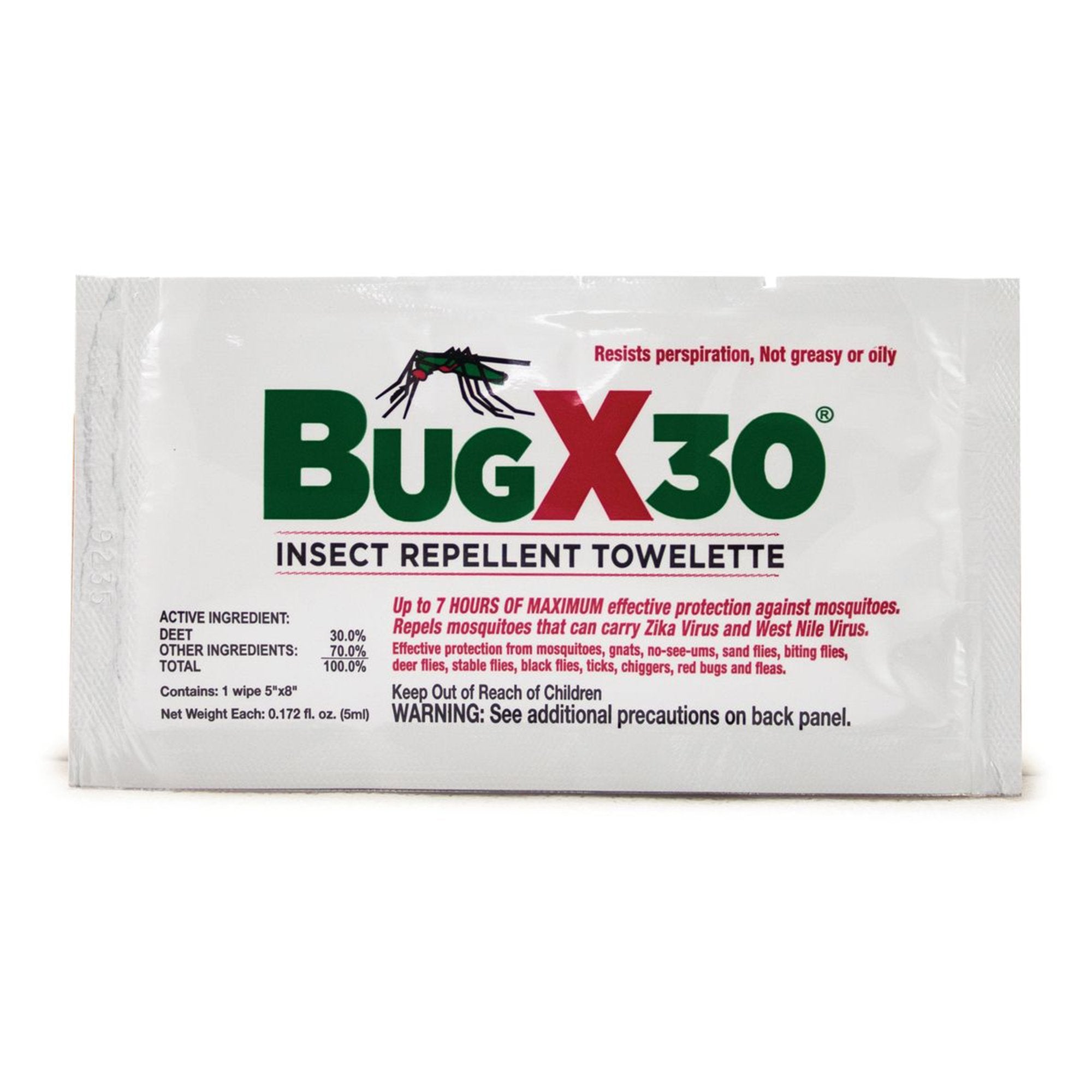 Coretex Products - Insect Repellent BugX® 30 Towelette Individual Pack