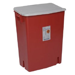 Cardinal - Sharps Container SharpSafety™ Red Base 27-1/2 H X 15-1/4 D