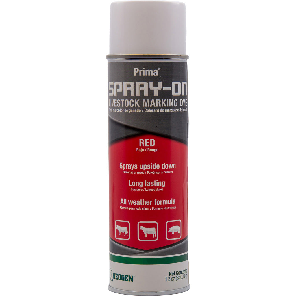Prima Spray On Animal Marking Dye (RED, 13 OZ)