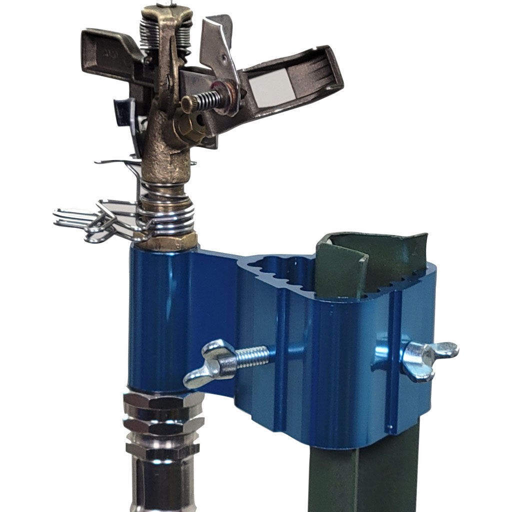 Dramm Post Mount Sprinkler With Brass Impulse Head